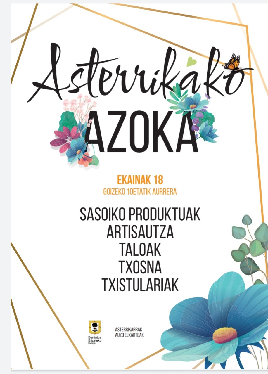 Ekainak 18 (zapatu) ASTERRIKAko AZOKI! – Turrune!